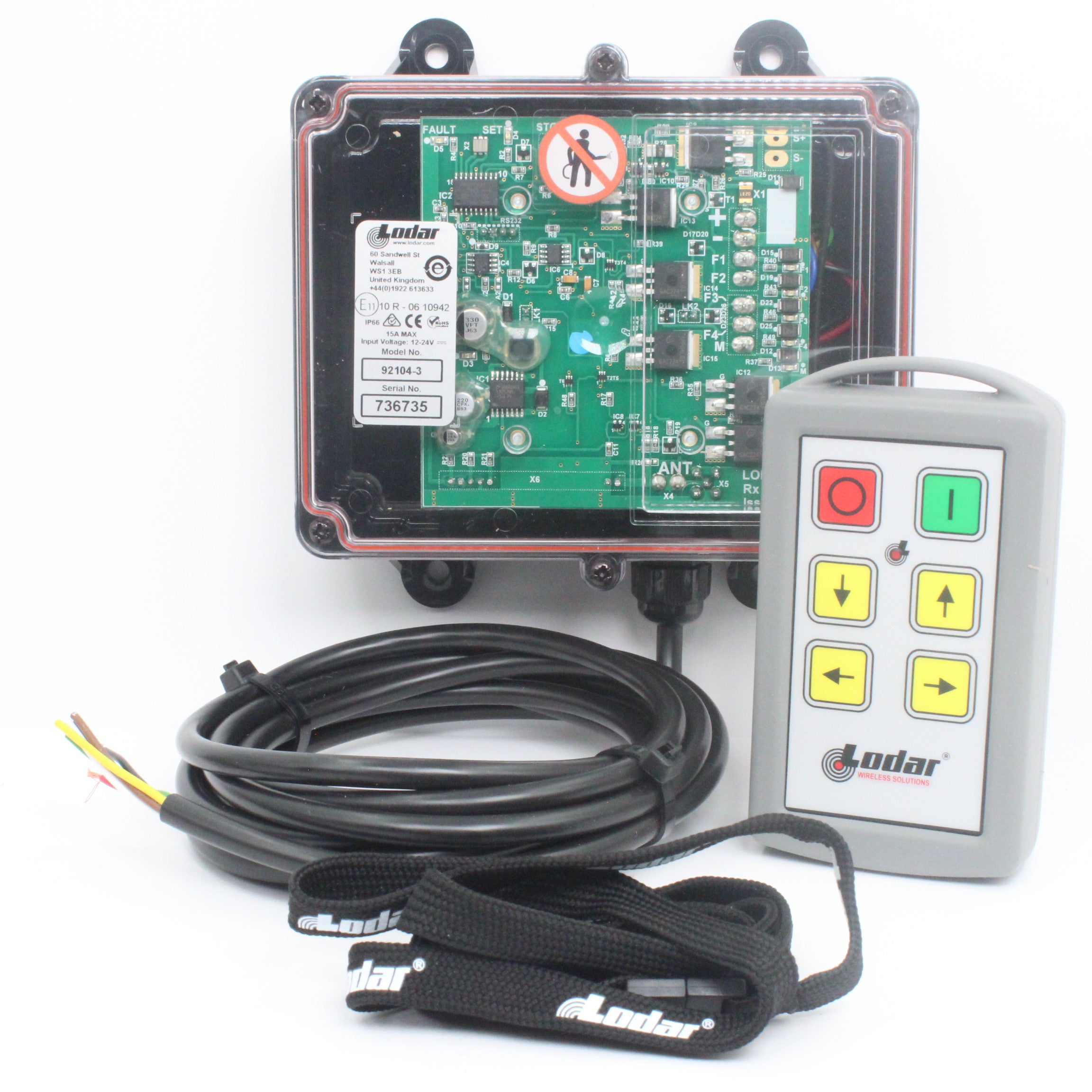 Lodar 92104-3 | 4 Function Wireless Kit – Up/Down Left/Right Control